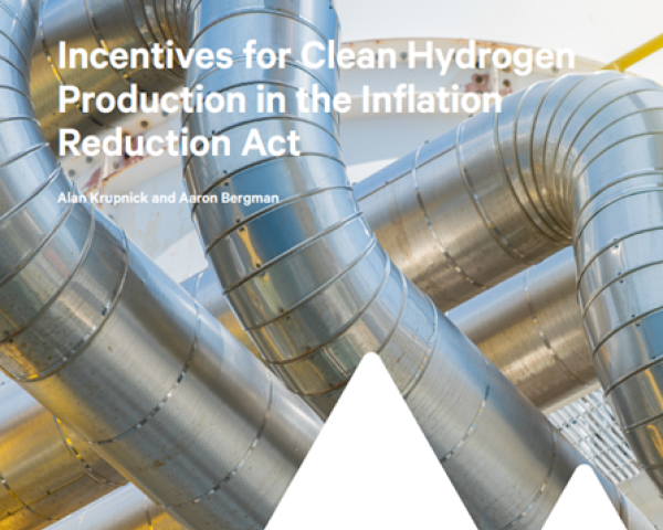 Study: Incentives for Clean Hydrogen Production in the Inflation ...
