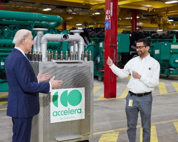 President Biden visits Cummins following a 1 billion dollar investment ...