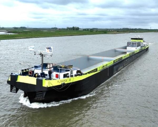 Future Proof Shipping launches first hydrogen-powered inland container ship